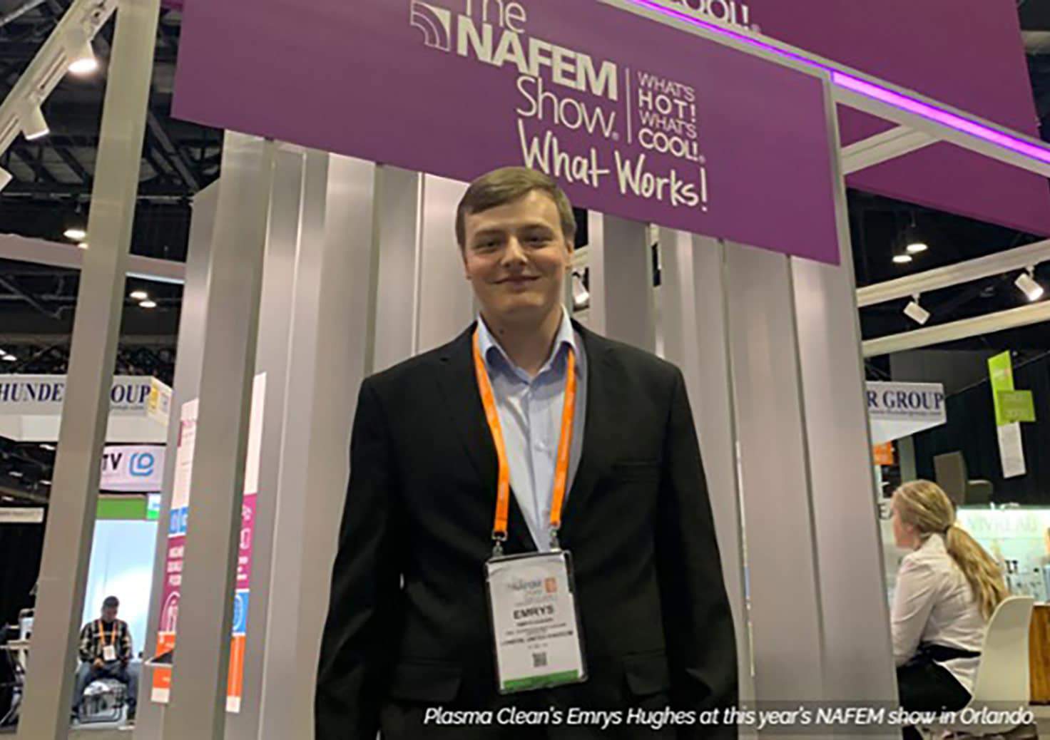 Emrys Hughes, our Applications Engineer @ NAFEM - Plasma Clean Air